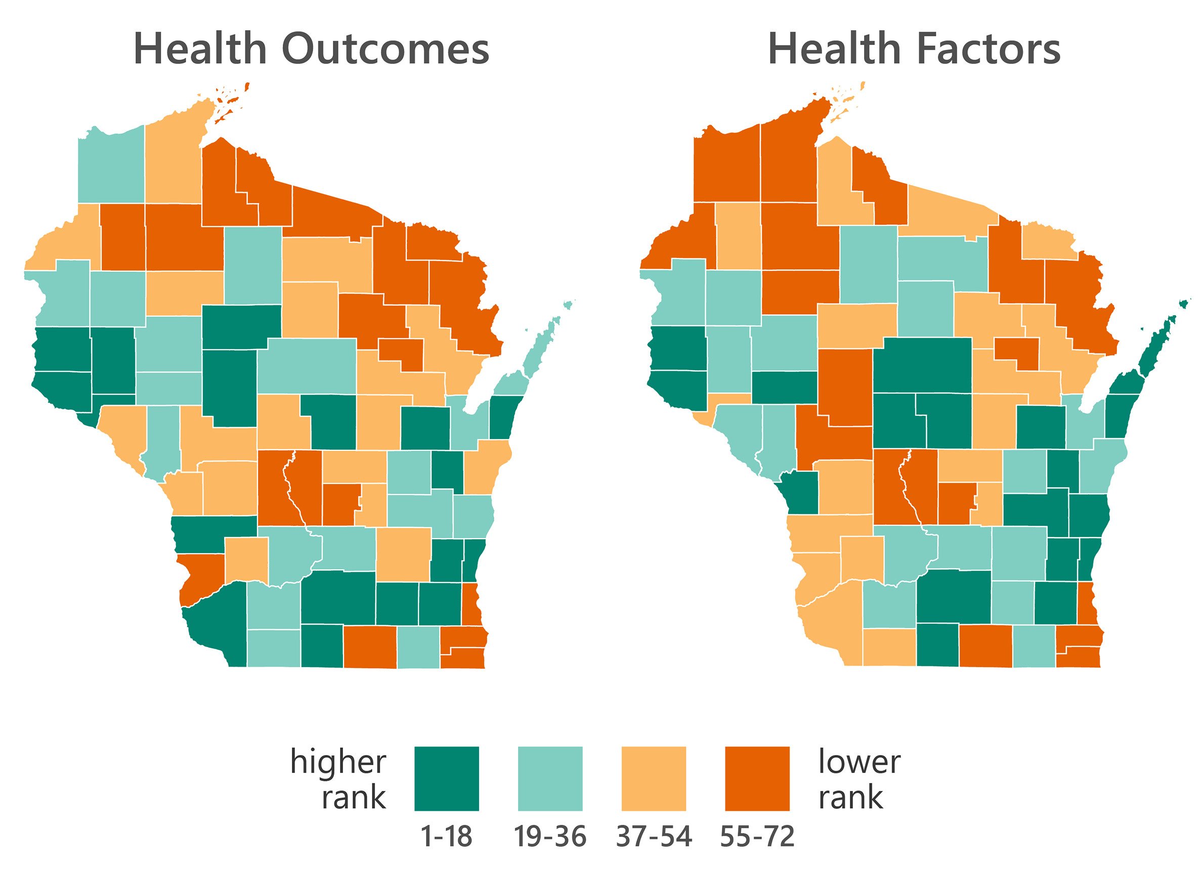 35 Health Measures Illustrate Disparities Across Wisconsin In 2019